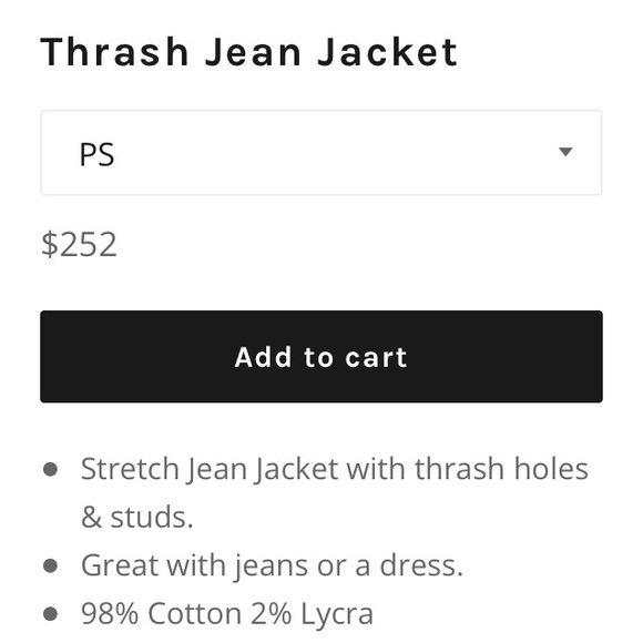 Jet By John Eshaya | Jackets & Coats | New Jet By John Eshaya Studded ...